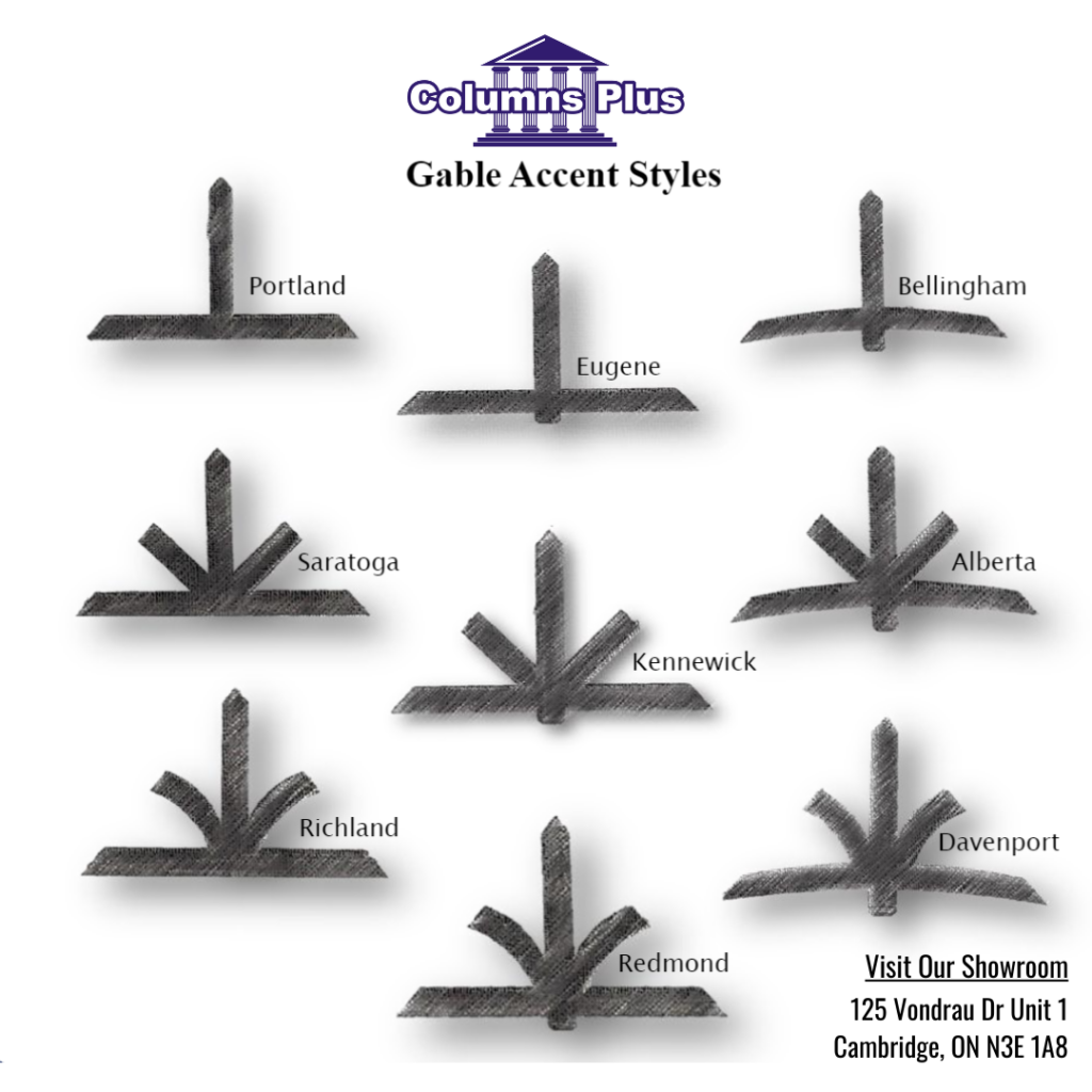 PVC Gable Accents - Columns Plus